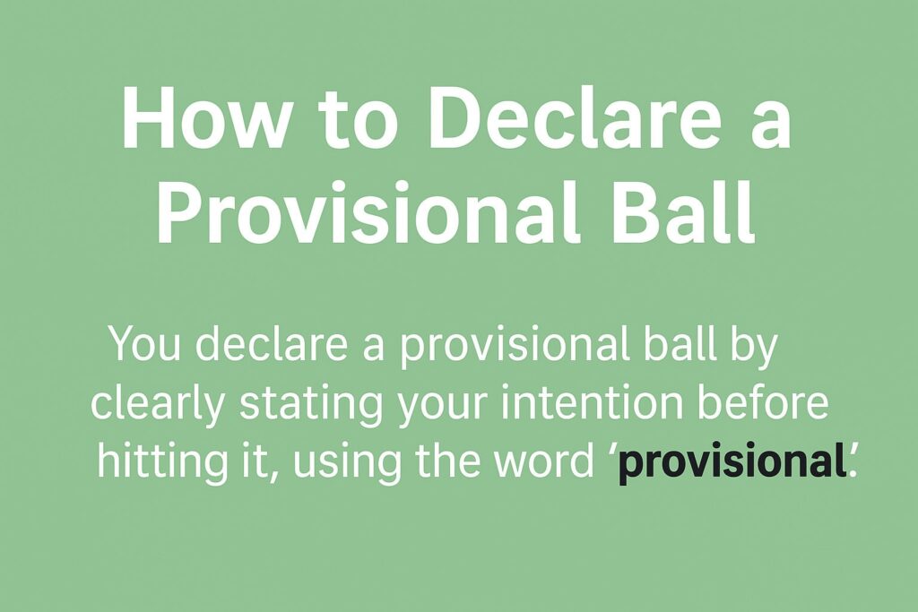 Provisional Ball in Golf: What It Means, When to Use It, and Why It ...