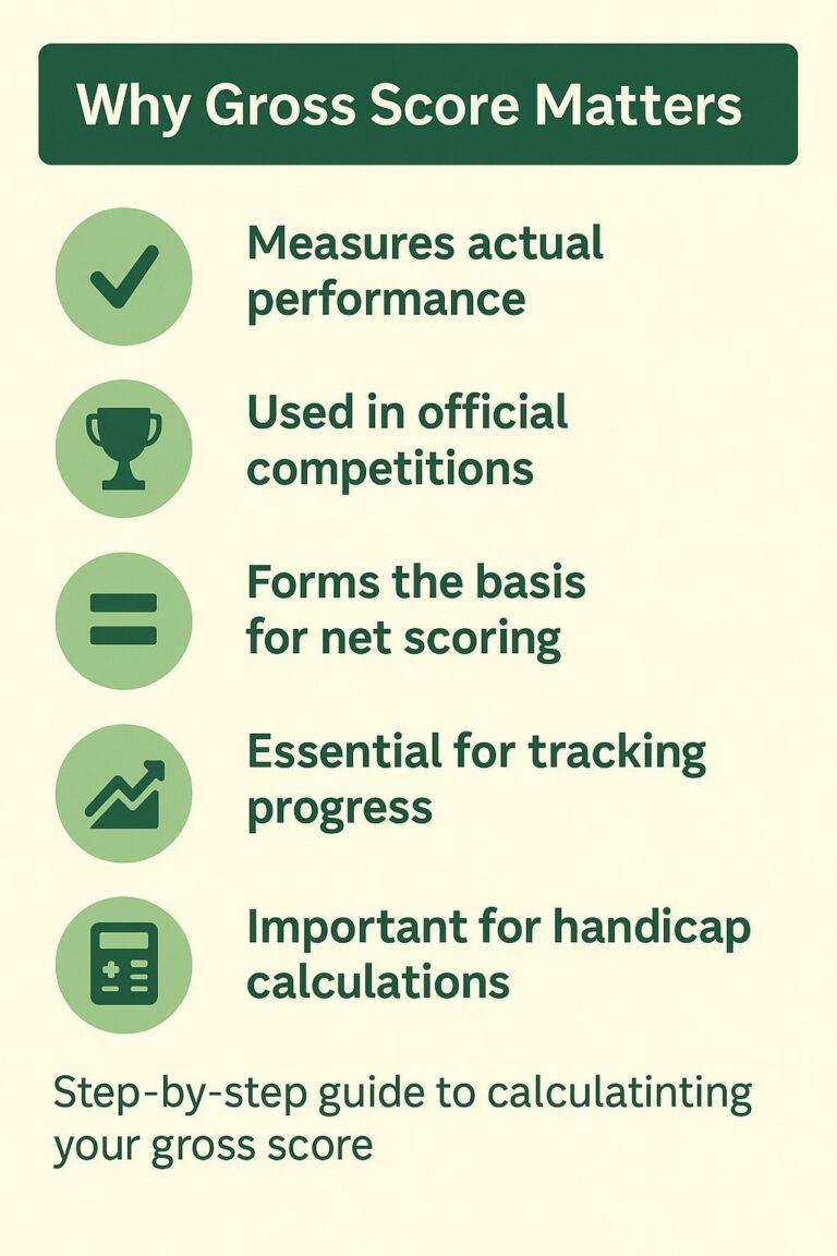 Gross Score in Golf: What It Means, How It's Calculated, and Why It ...