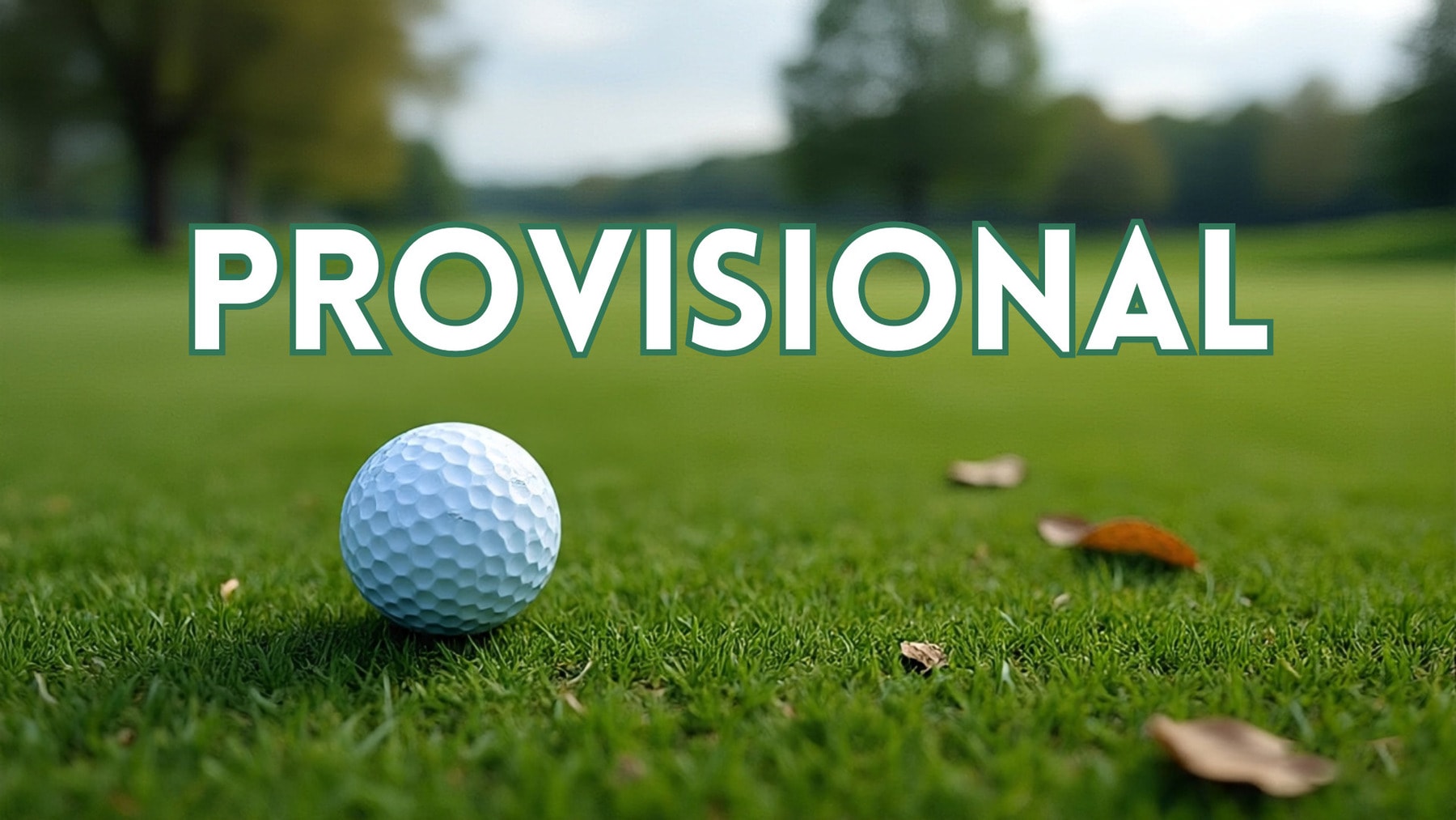 Provisional Ball in Golf: What It Means, When to Use It, and Why It ...